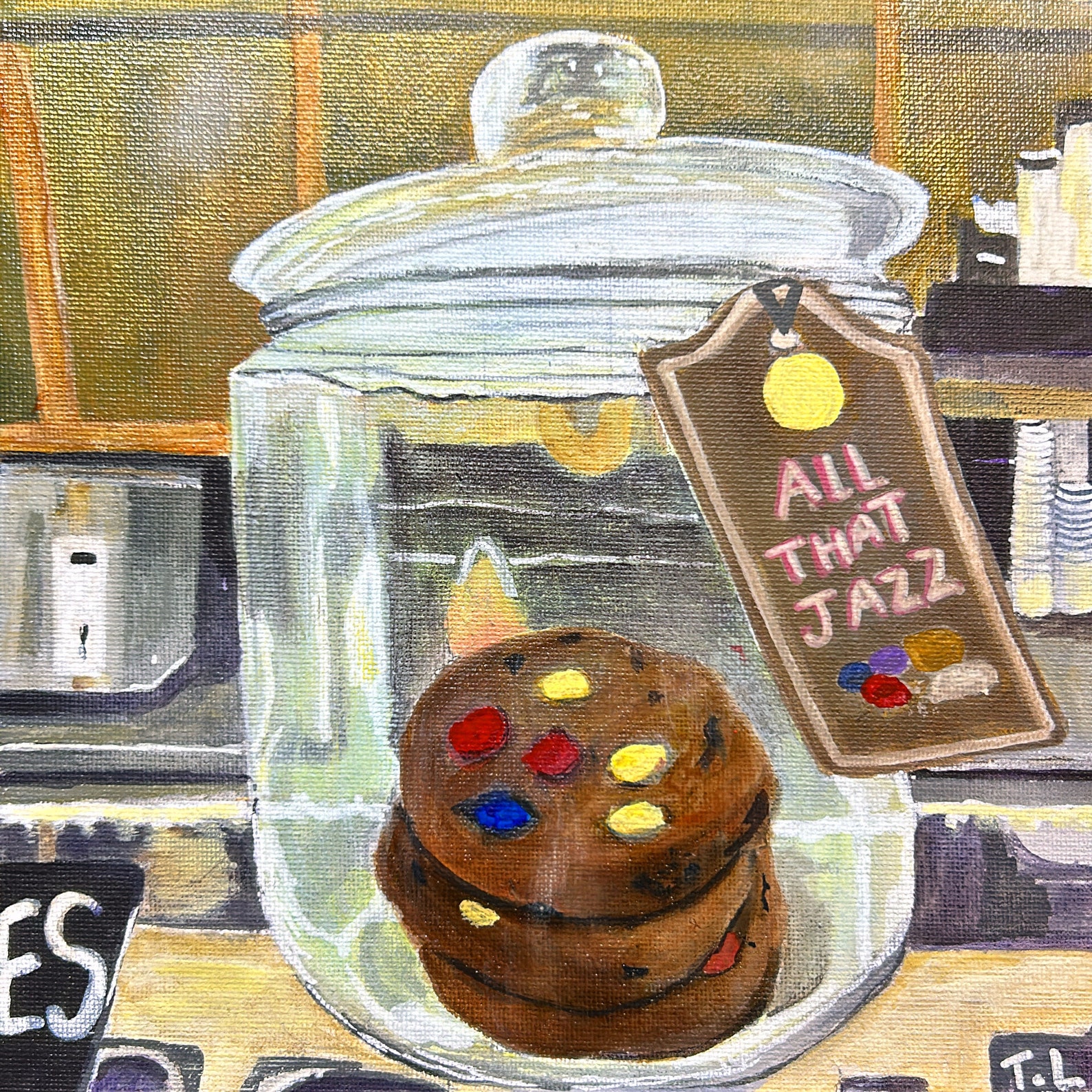 Acrylic Still Life Bakery Painting Cookies Painting Bakery Still Life ...