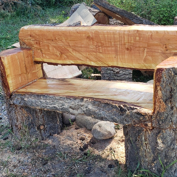 Log Bench - Etsy