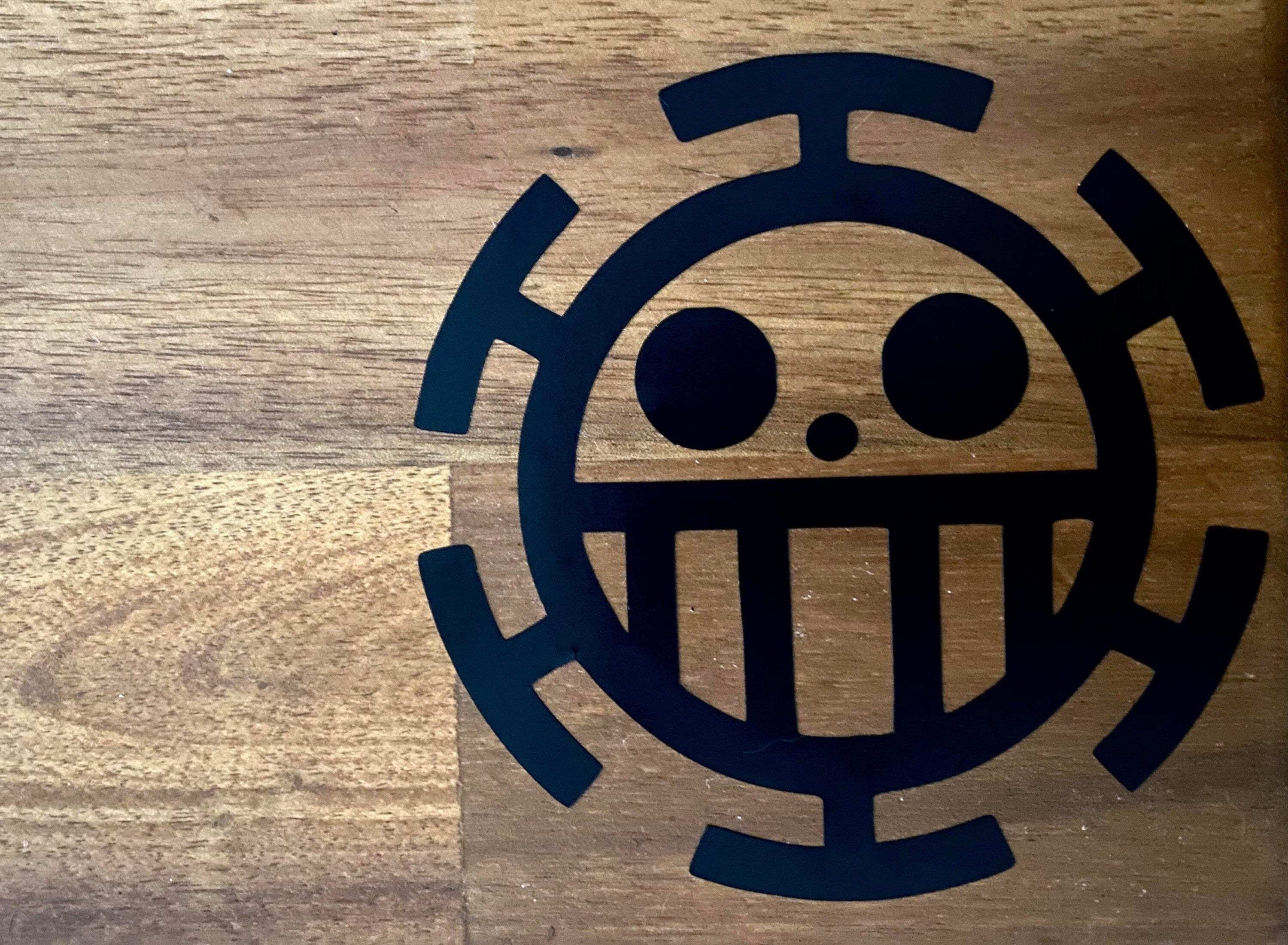 One Piece Heart Pirates Logo Vinyl Sticker - Etsy