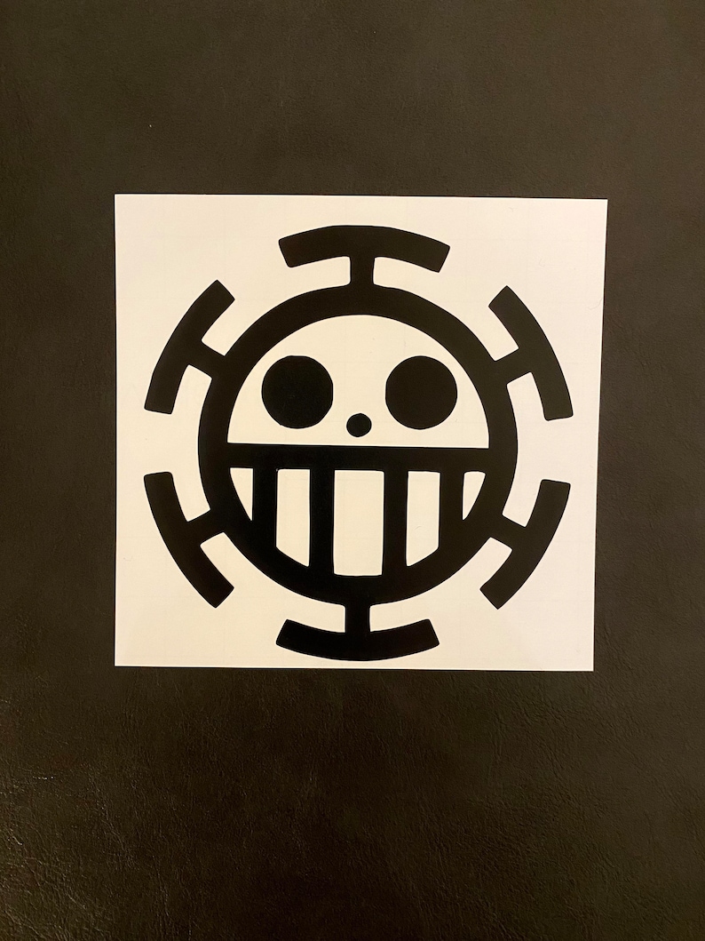One Piece Heart Pirates Logo Vinyl Sticker - Etsy