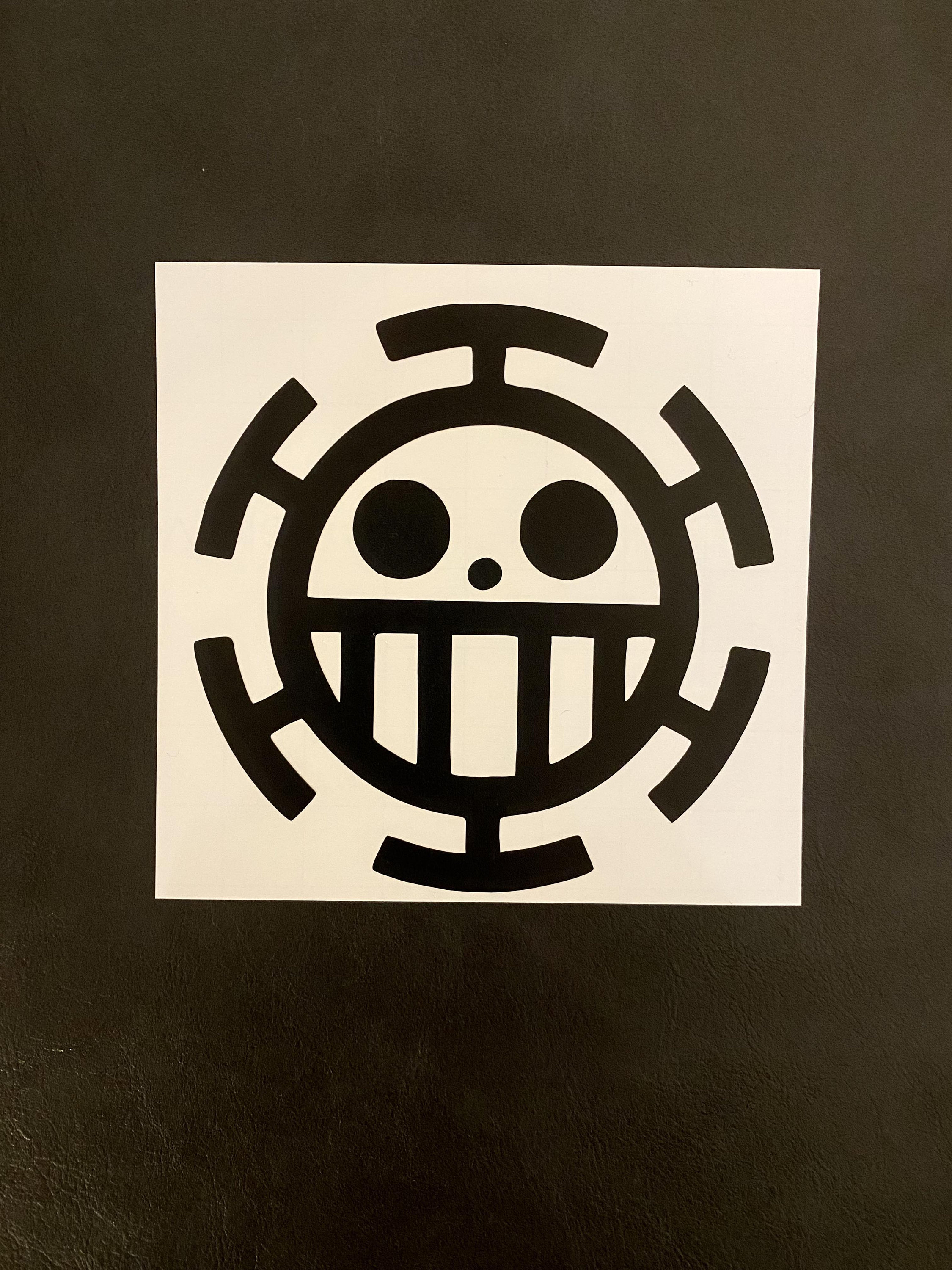 One Piece Heart Pirates Logo Vinyl Sticker - Etsy