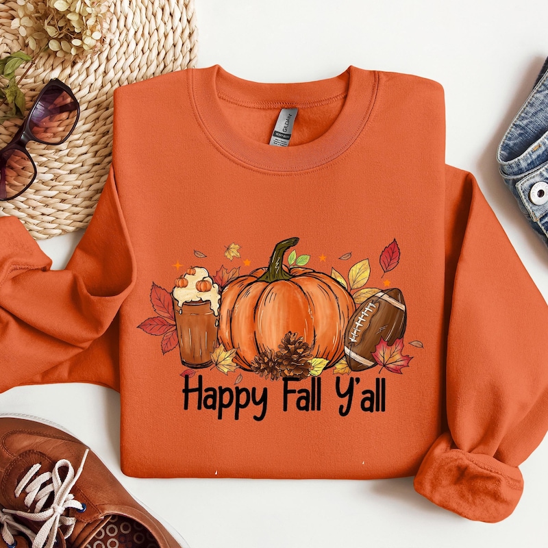 Pumpkin Fall Womens Tee - Etsy