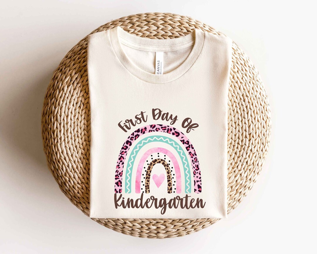 Kindergarten Rainbow Hirt, Back to School Shirt, Kindergarten Teacher ...