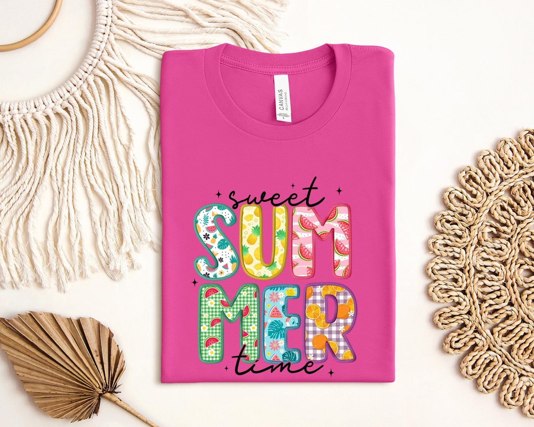 Sweet Summer Time Shirt-summer Shirts for Women - Beach Shirt - Summer ...