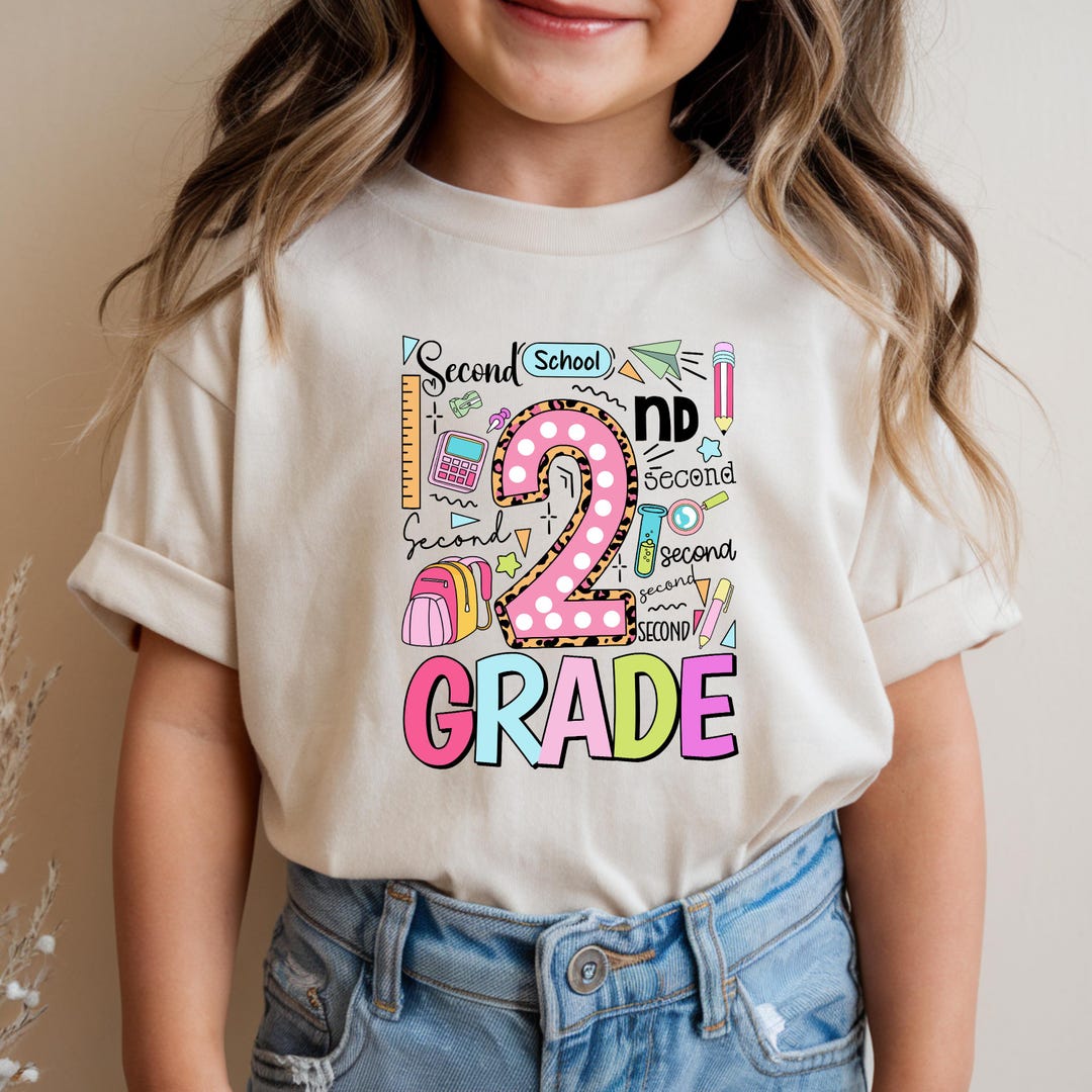 Hello Second Grade Shirt, 2nd Grade Shirt, Back to School Shirt, First ...