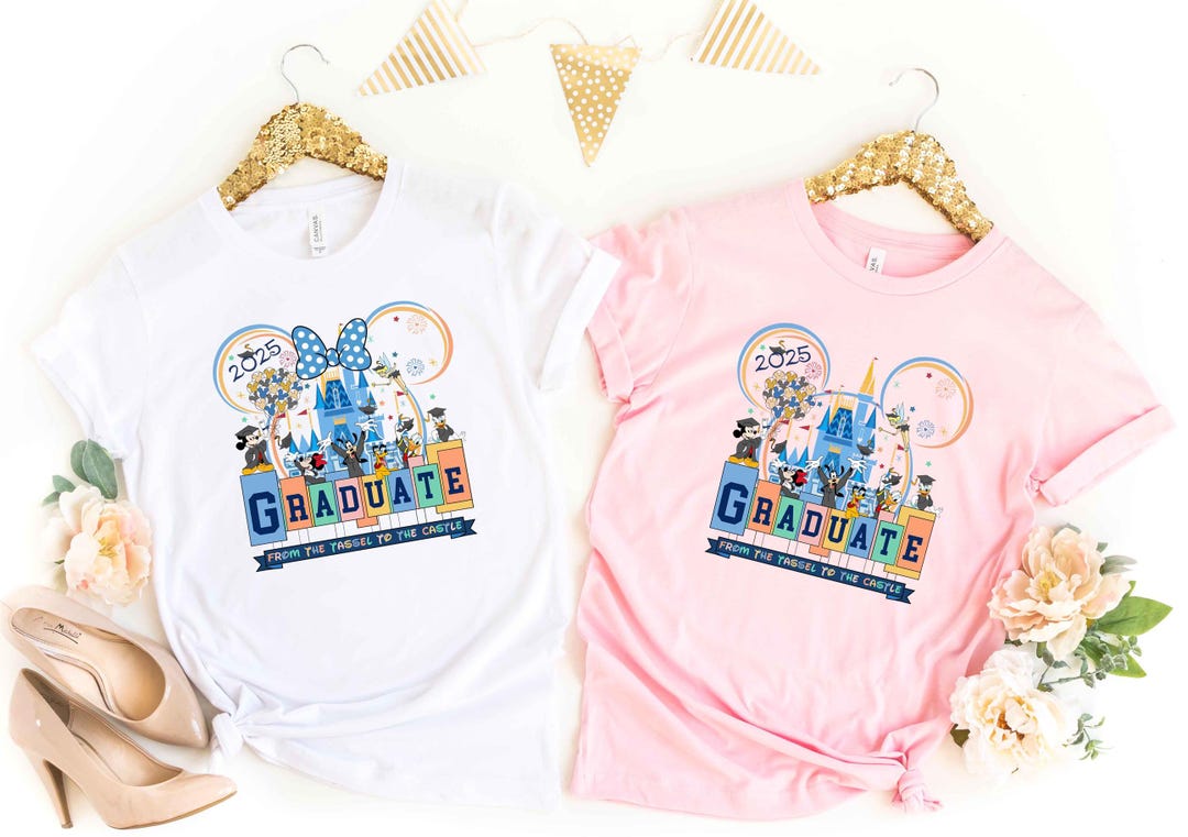 Disney Grad 2025 Shirt, Graduation Castle Family Trip Shirt, Magic ...
