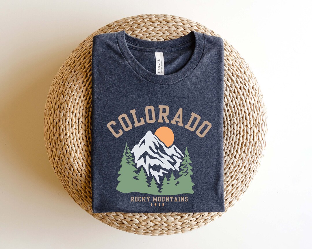 Colorado Sweatshirt, National Park Shirt, Colorado Crewneck, Mountain ...