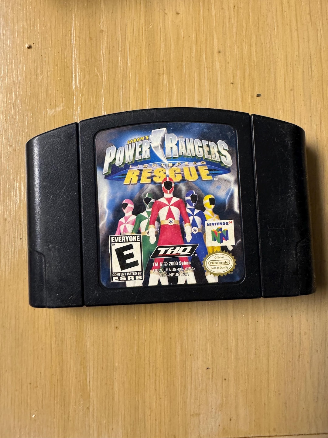 Power Rangers Lightspeed Rescue Nintendo 64 N64 OEM Official Original ...