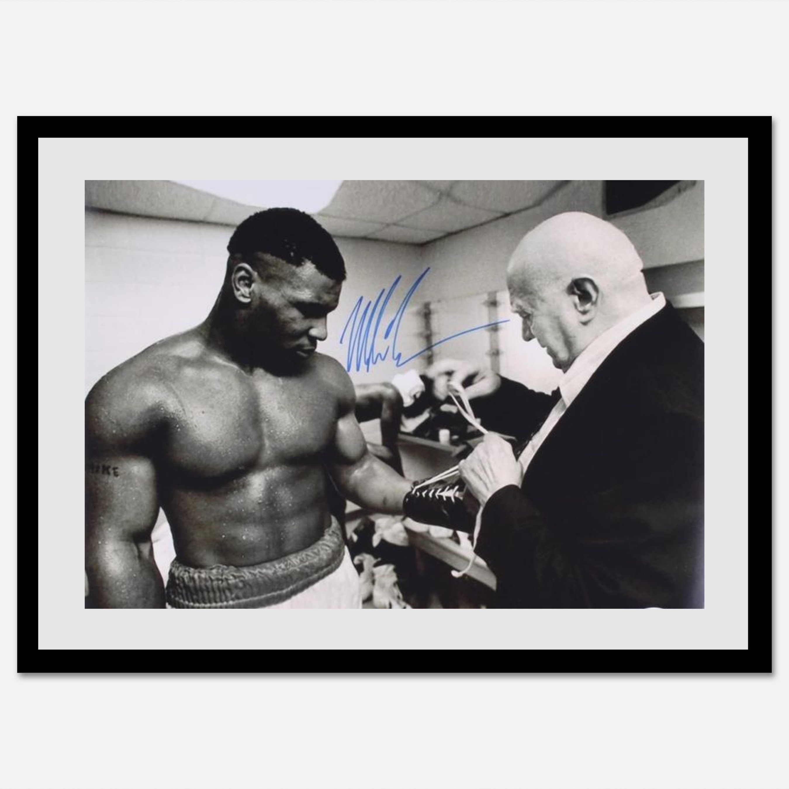 Mike Tyson Signature Poster Iron Mike Print Vintage Photo Boxing Cus D ...