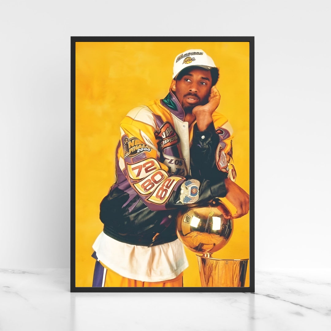 Kobe Bryant Trophy Locker Room Wall Art Classic Basketball - Etsy