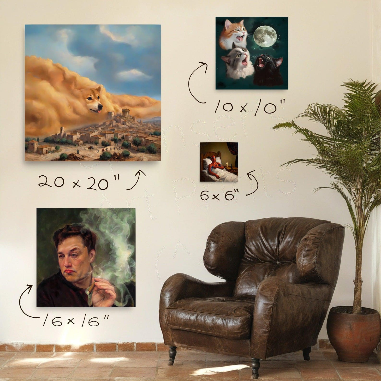 Sandstorm Doge | Meme Art Re-imagined in Renaissance Painting Style on ...