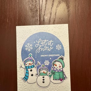Winter Cards, Snowmen Cards, Let It Snow, Thinking of You, Long ...