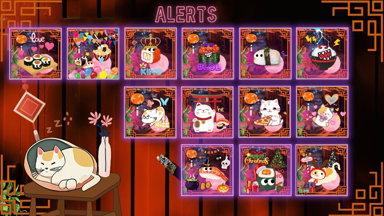 Japan Overlay Twitch Stream - Etsy