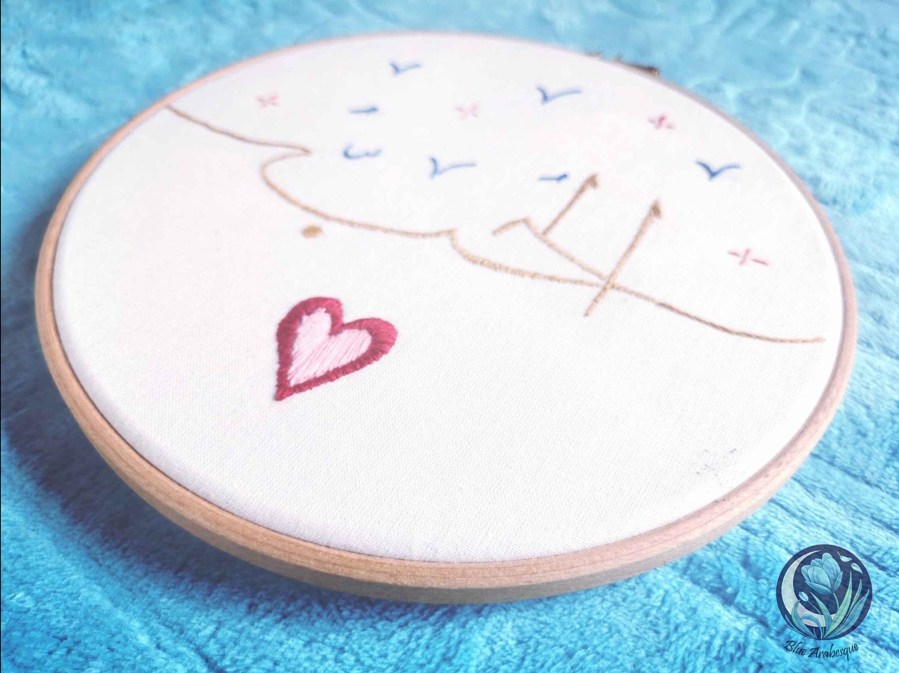 Embroidery Love Al-hubb Amour Arabic Calligraphy Guide and Pattern - Etsy