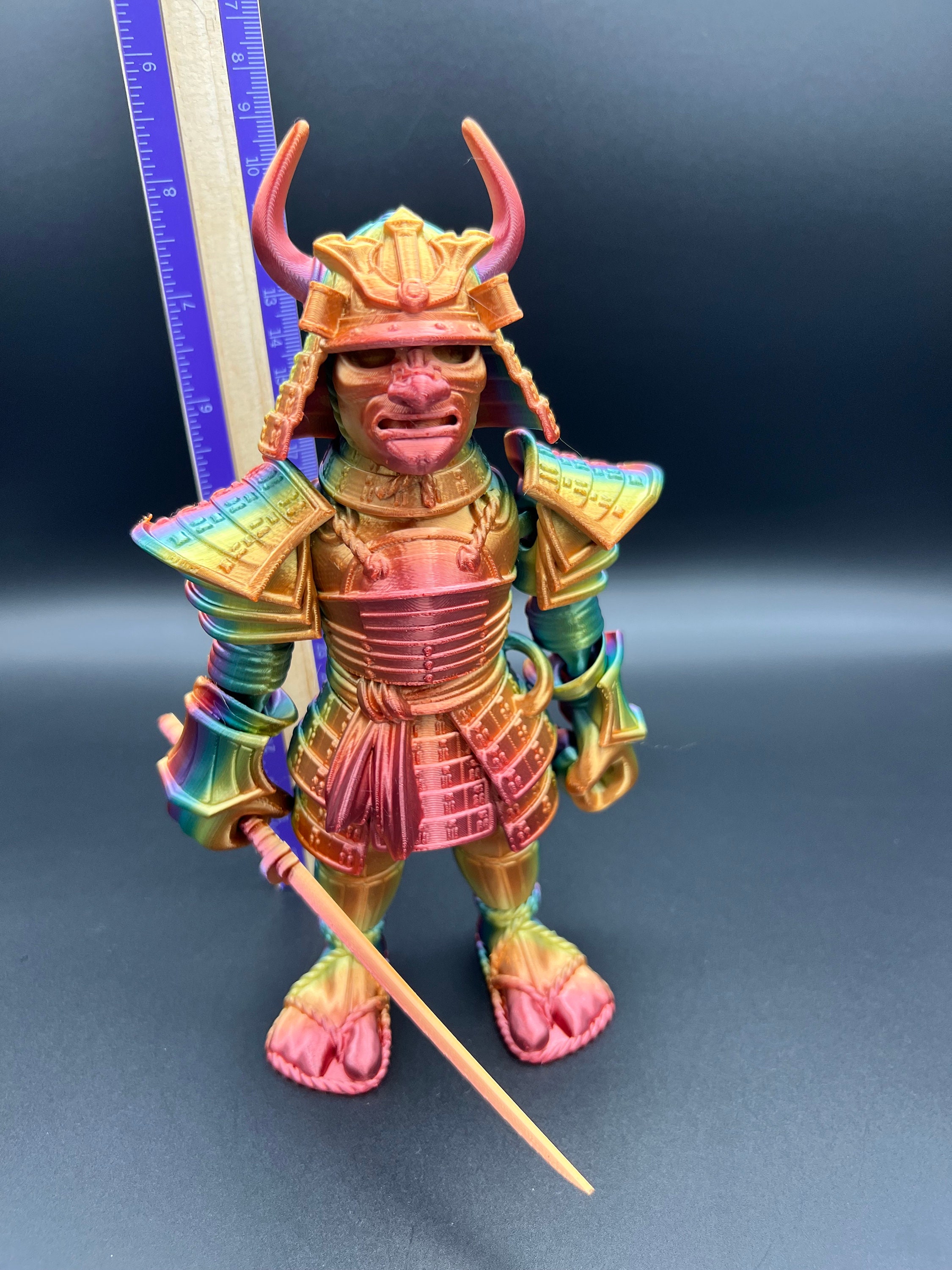 Flexi Factory Full Size Flexi Samurai: Articulated 3D Printed Warrior ...