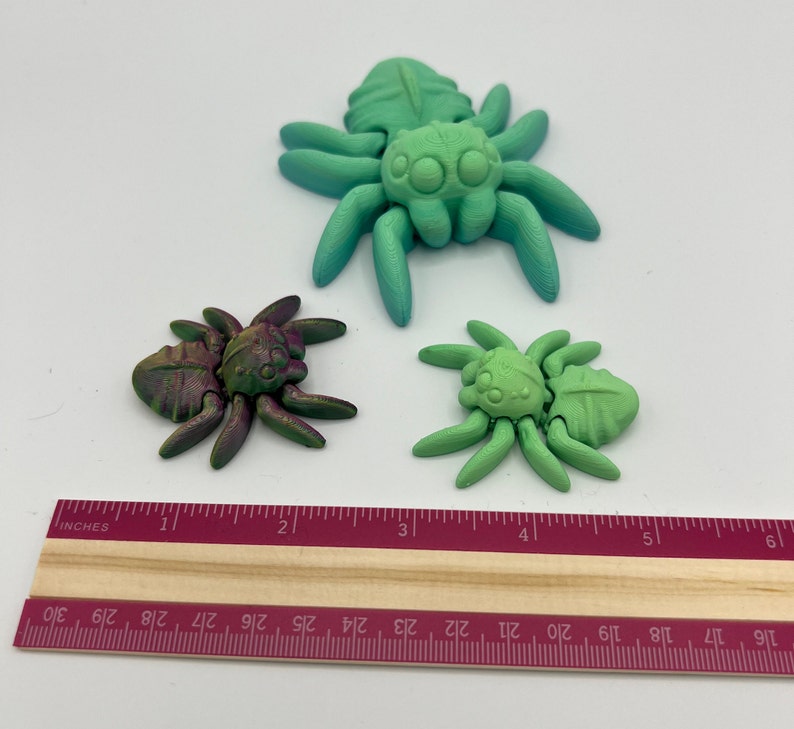 Custom Order Tiny Spooky Spiders 3D Printed Halloween Decorations by Cinderwing3d - Etsy