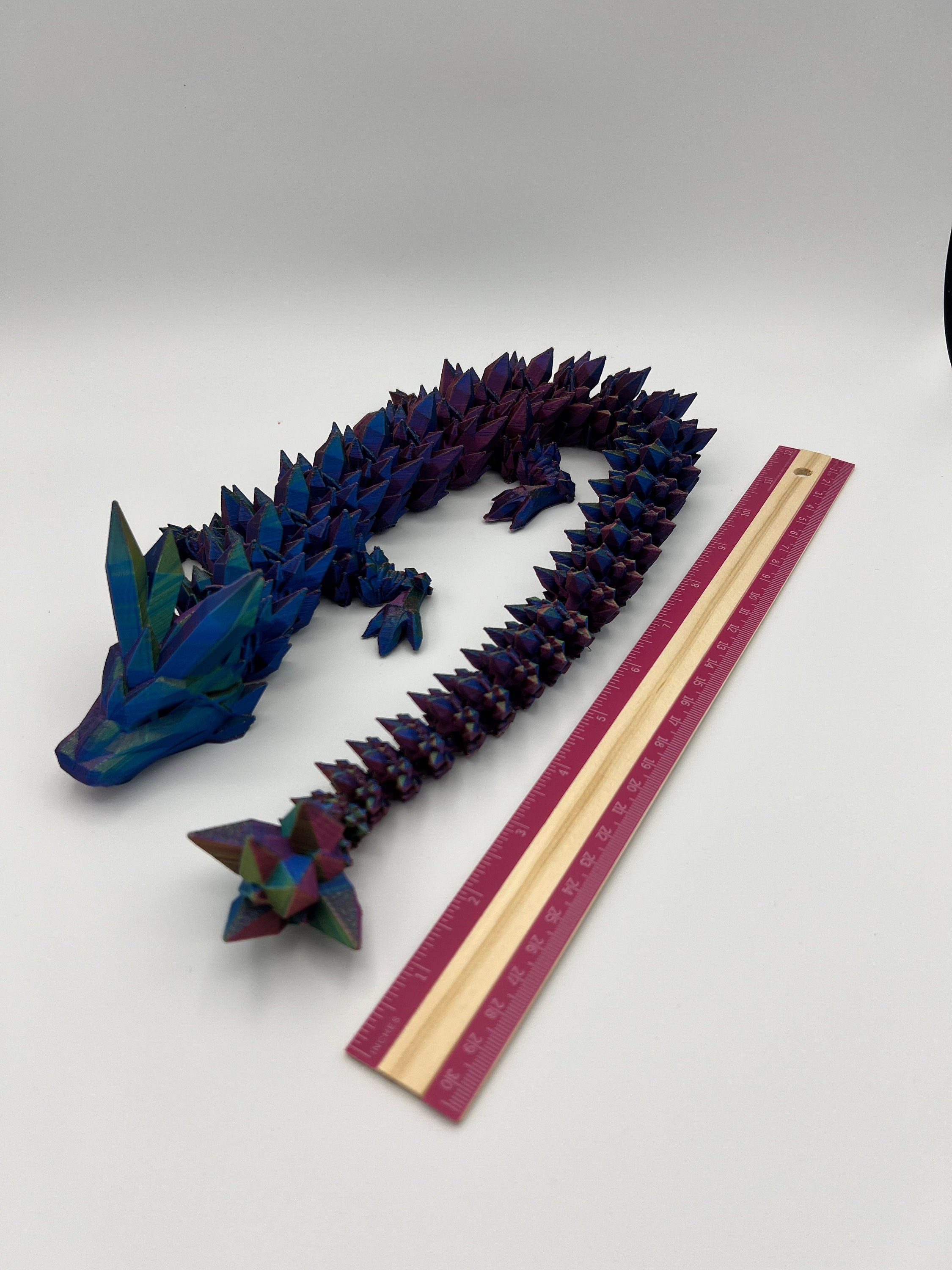 Cinderwing3d Crystal Dragon Exquisite 3D Printed Mythical - Etsy
