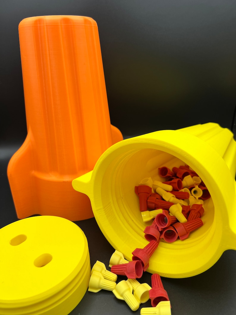 Large Wire Nut Storage Container: Electrician Novelty Gift, Custom ...