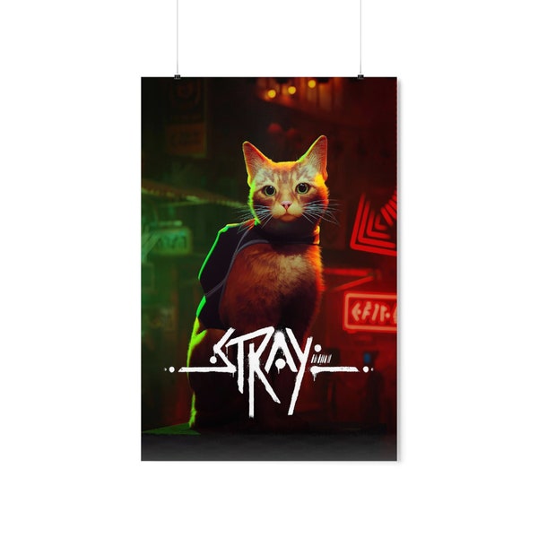 Stray Game Poster - Etsy