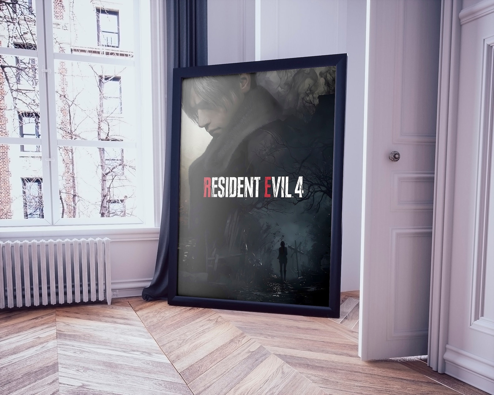 Resident Evil 4 Game Poster HD Color Games Poster Wall Poster Printed ...