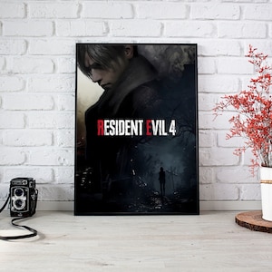Resident Evil 4 Game Poster HD Color Games Poster Wall Poster Printed ...