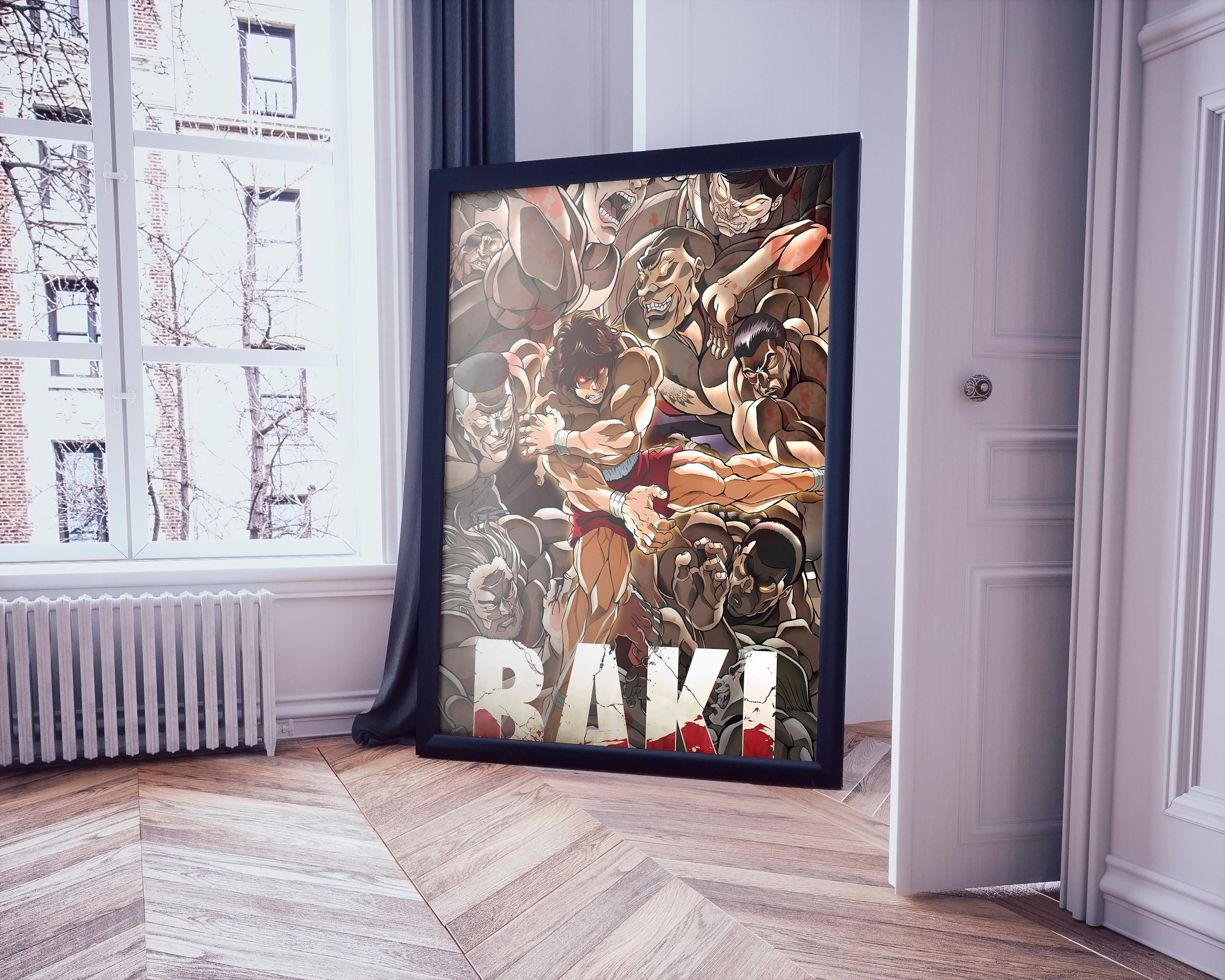Baki Animeposter HD Color Games Poster Wall Poster Printed Poster Anime ...