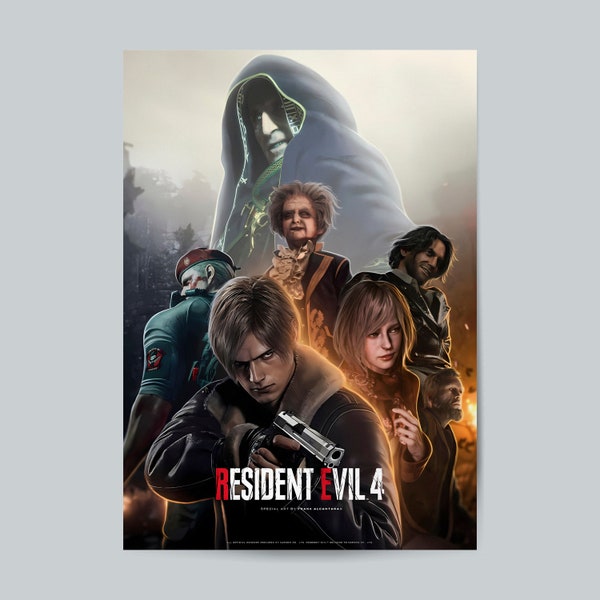 Resident Evil 4 Remake Poster - Etsy UK