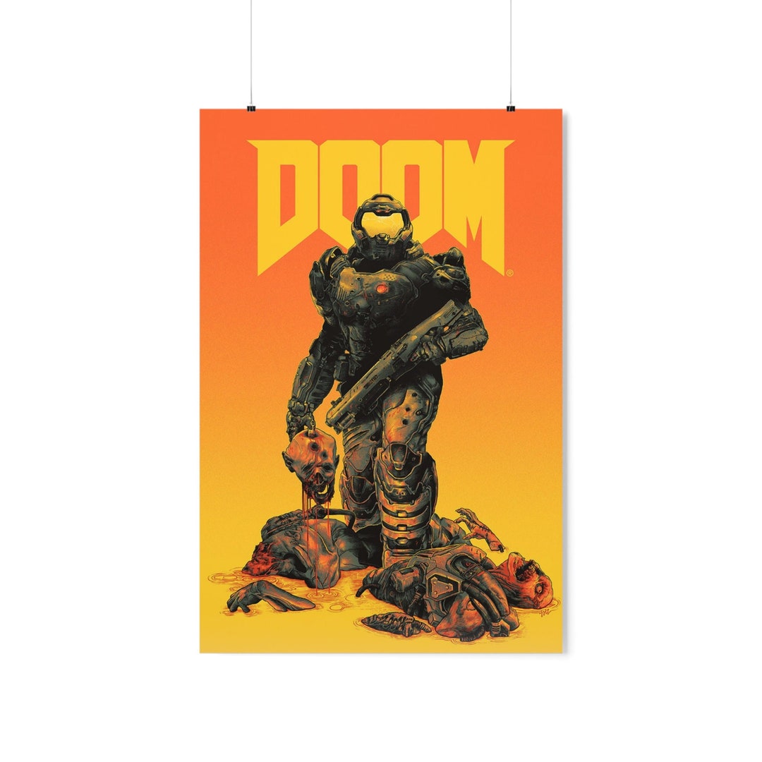 Doom Gaming Poster HD Color Game Poster Wall Poster Printed Poster ...