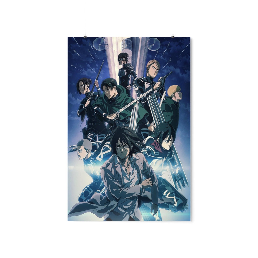 Aot Anime Poster HD Color Manga Poster Wall Poster - Etsy
