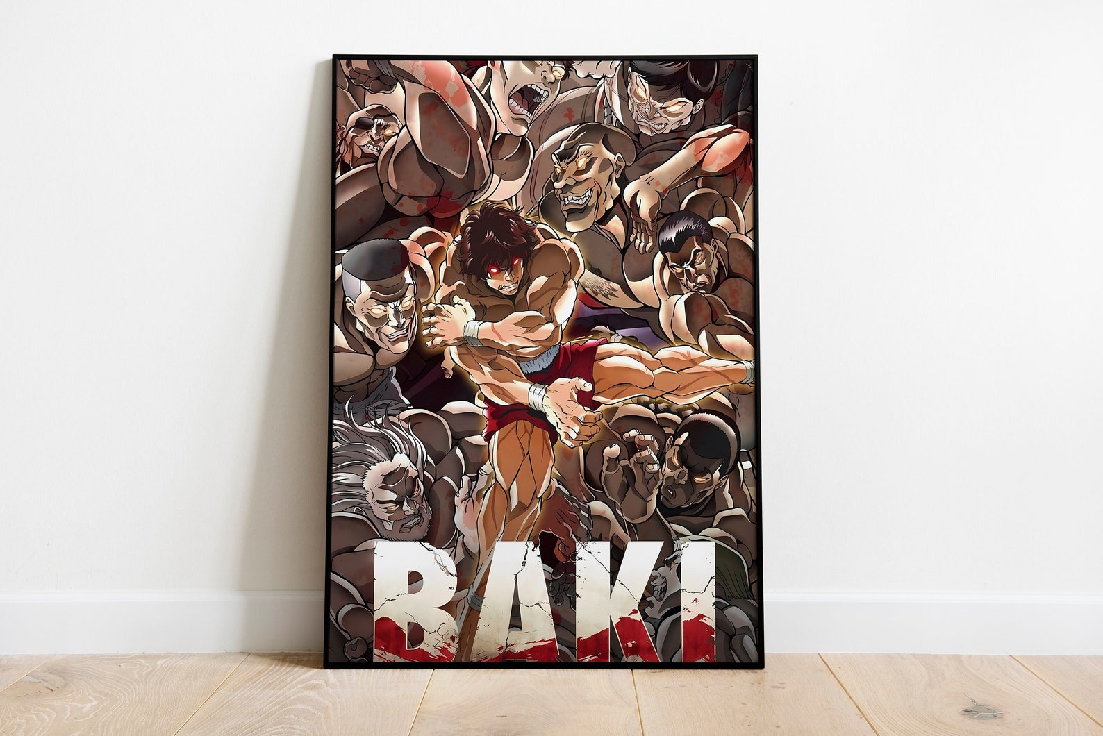 Baki Animeposter HD Color Games Poster Wall Poster Printed Poster Anime ...