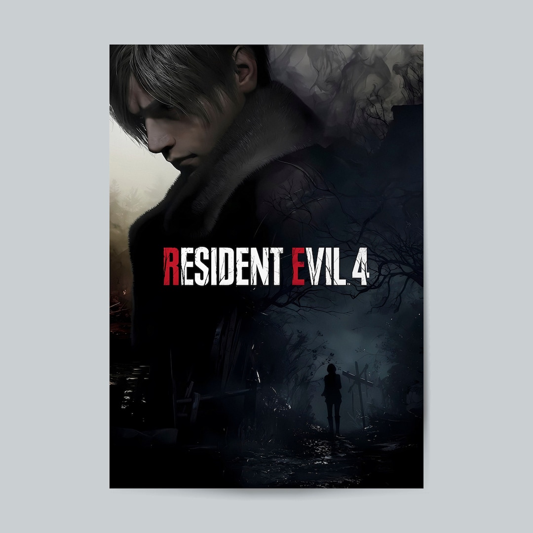 Resident Evil 4 Game Poster HD Color Games Poster Wall Poster Printed ...