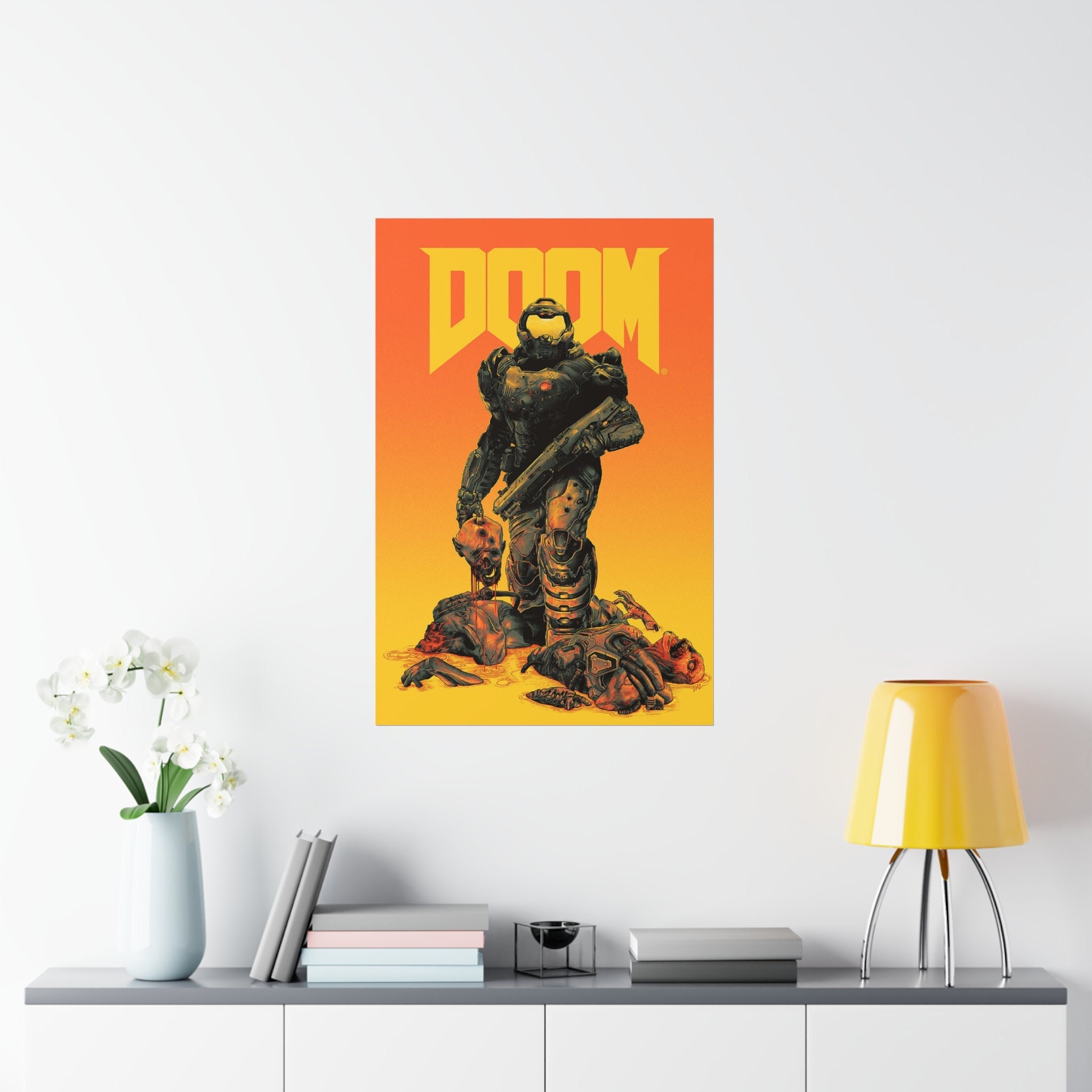 Doom Gaming Poster HD Color Game Poster Wall Poster Printed Poster ...