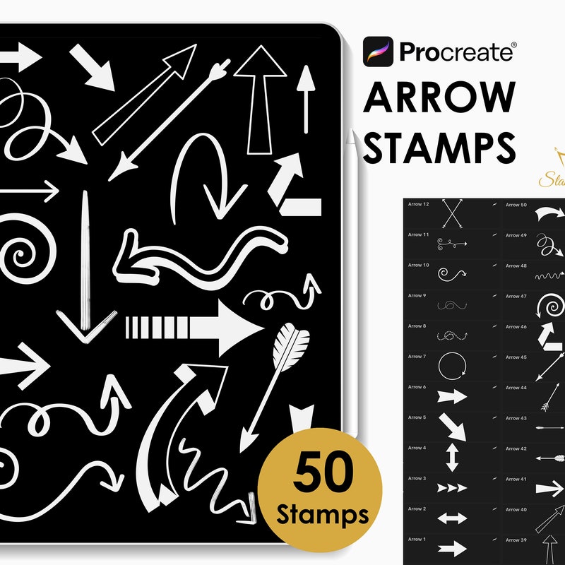 Arrow Stamp - Etsy