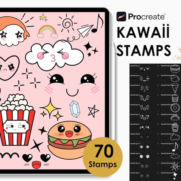 Kawaii Stamp - Etsy