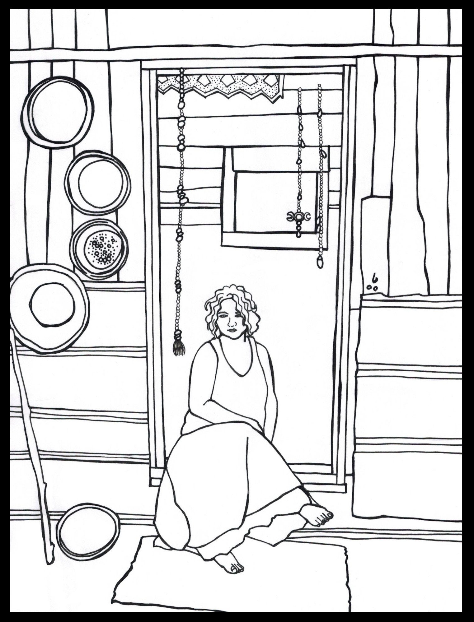 Adult Coloring Book: Wild Woman Portraits - Etsy