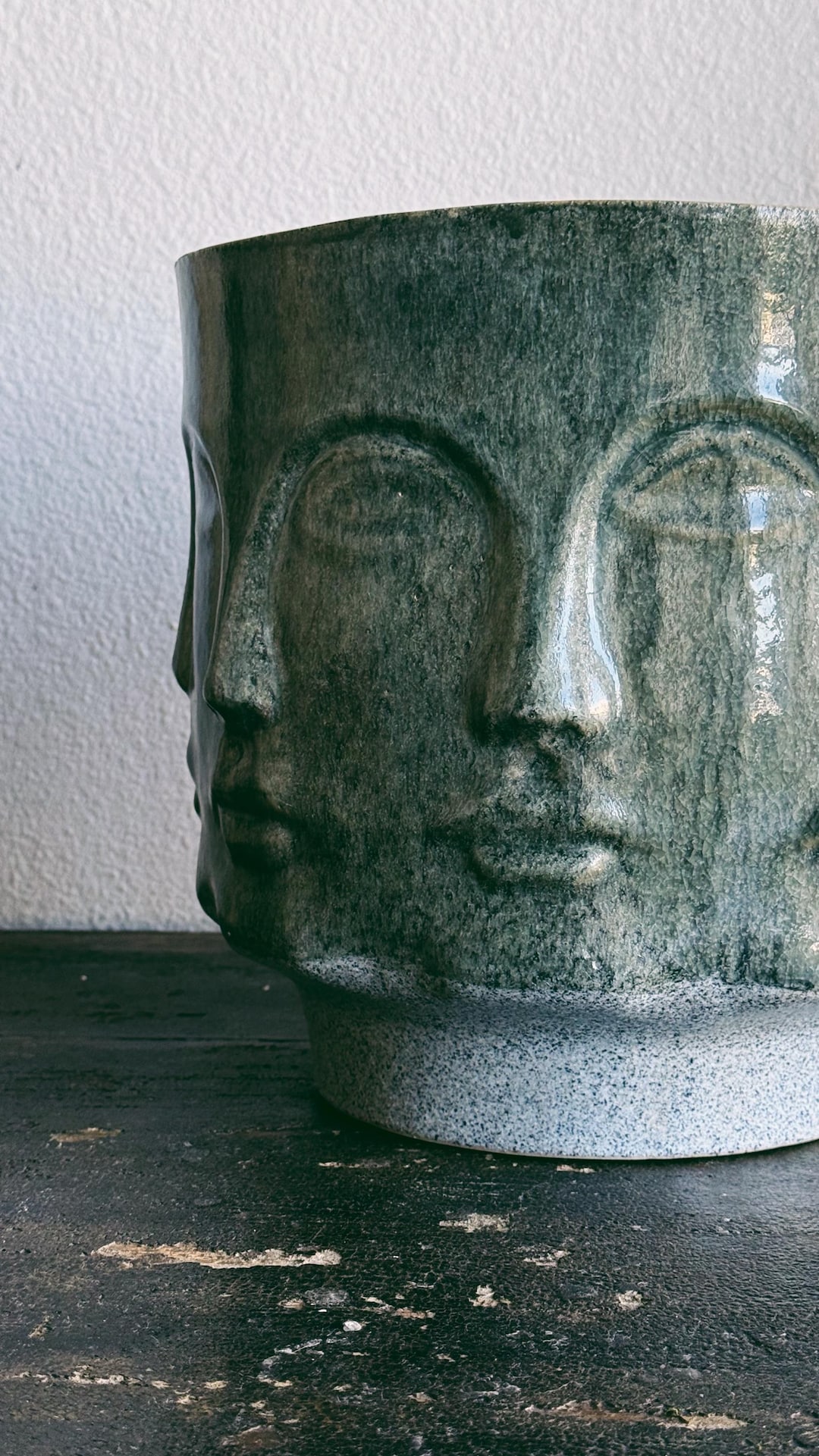 Jonathan Adler Dora Maar Goddess Faces Porcelain Vase / Pot— 9.75 ...