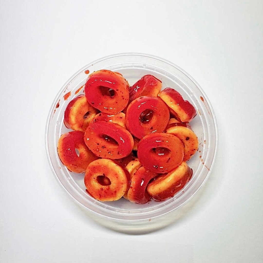Chamoy Peach Rings - Etsy