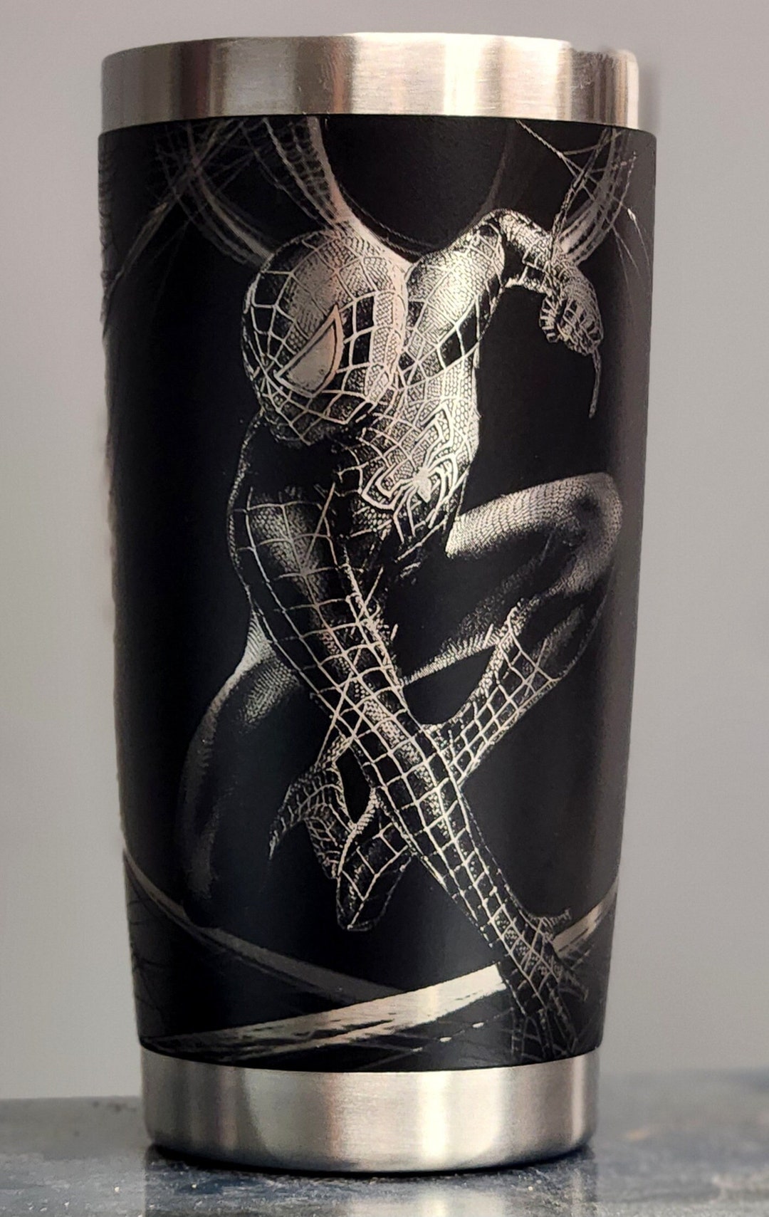 Engraved Spider Man Tumbler - Etsy