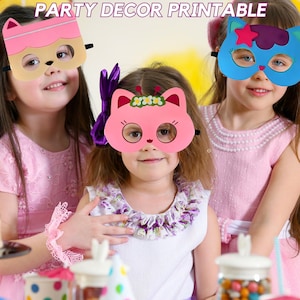 Gabby's Dollhouse Party Face Masks Party Decor Printable - Etsy