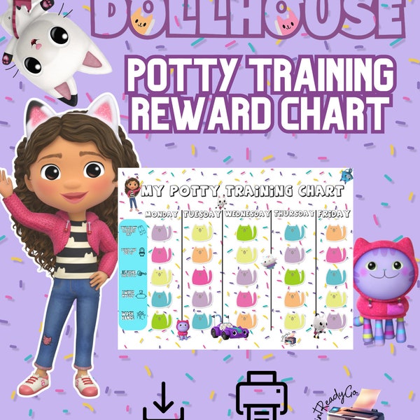 Potty Chart Svg - Etsy