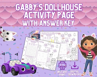 Gabby's Dollhouse Activity - Etsy