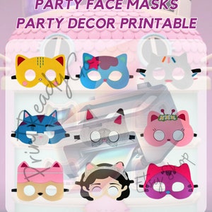 Gabby's Dollhouse Party Face Masks Party Decor Printable - Etsy