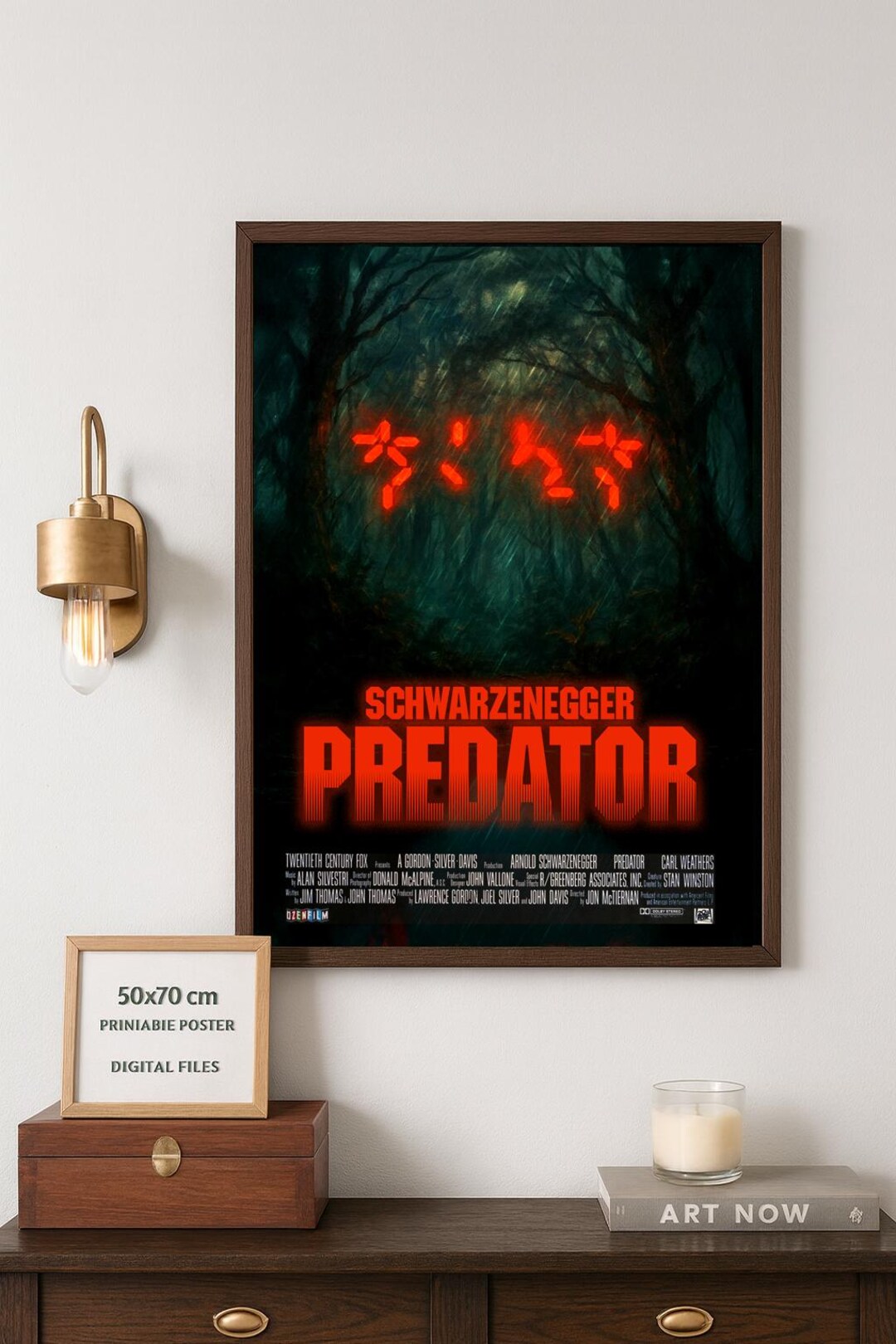 Predator 1987 Inspired Digital Poster - Etsy