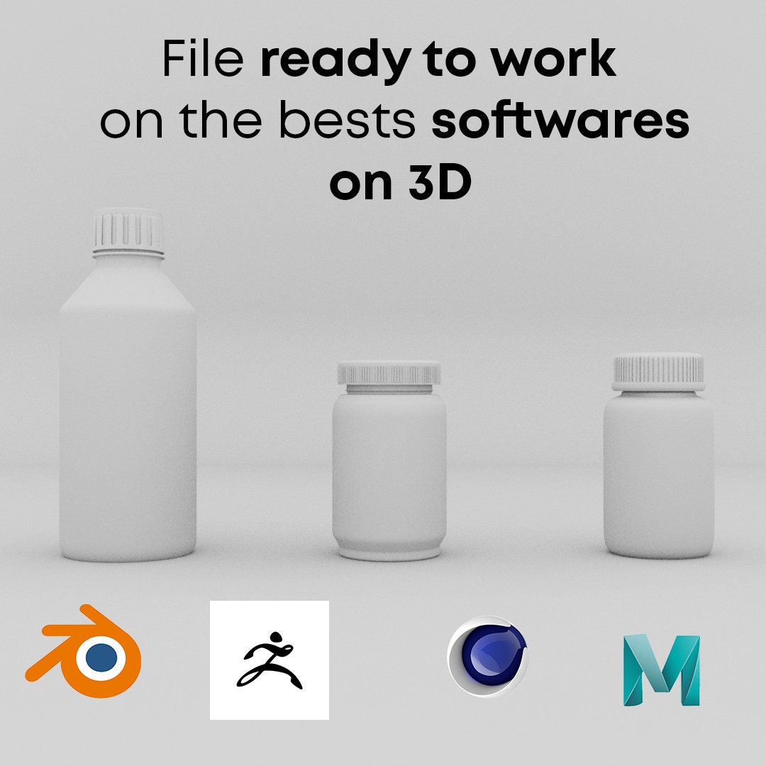 3D Packaging, 3D Model FBX File, 3D Model GLB File, Packaging 3d ...