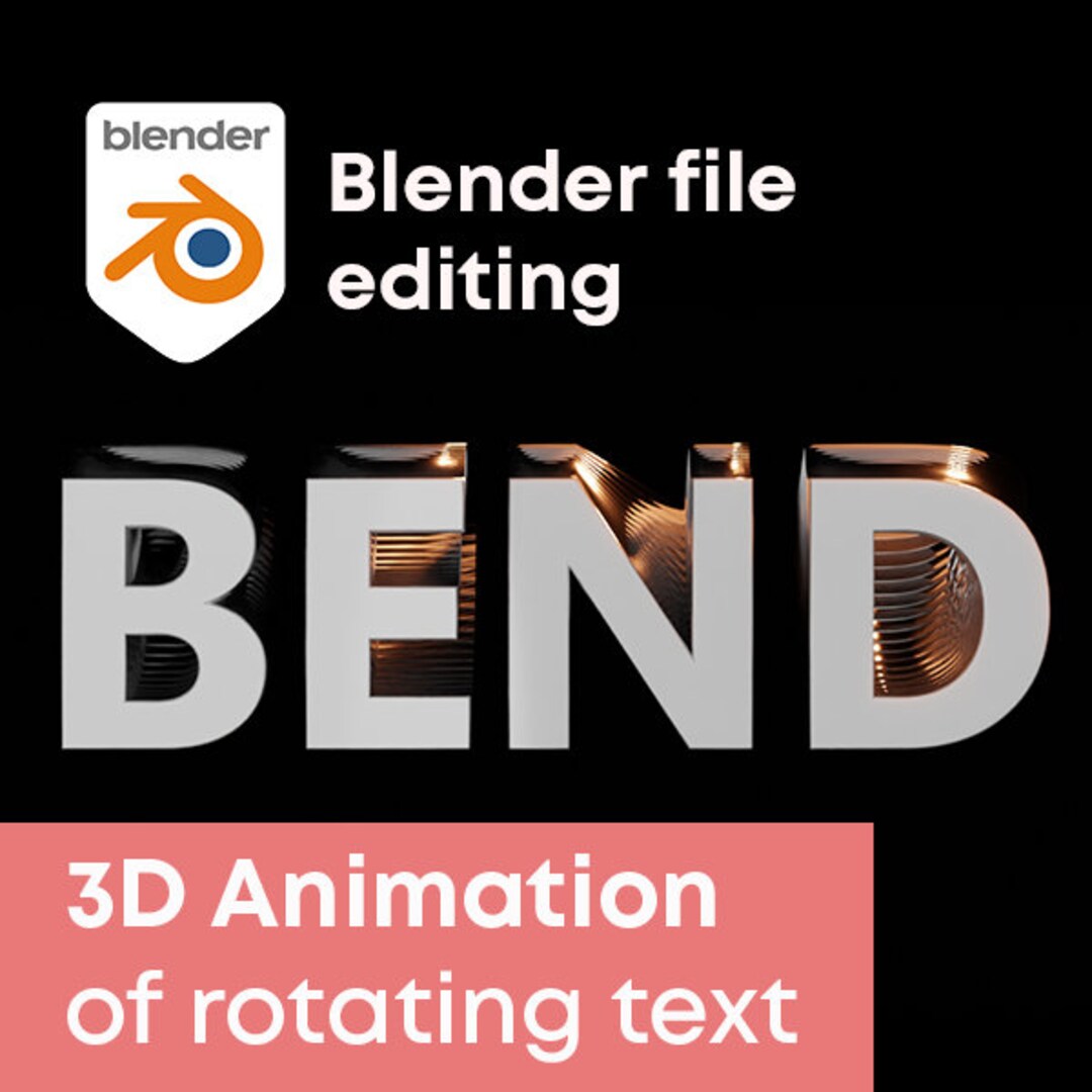 Blender File Animation Blender File Motion Graphics Motion - Etsy