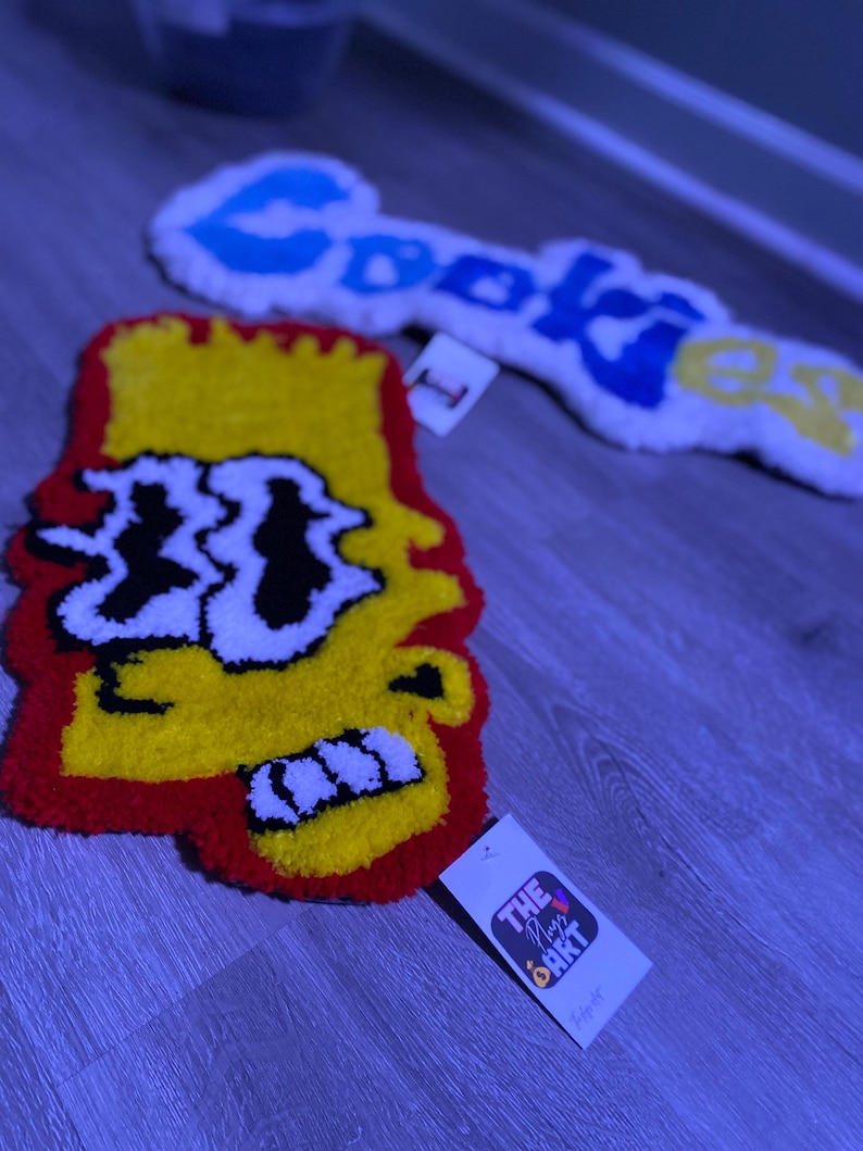 Bart Simpson Rug (rare) - Etsy