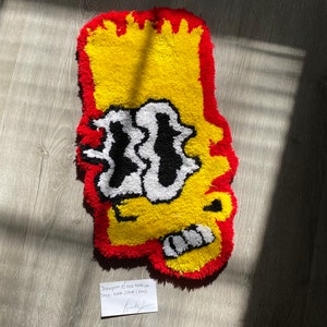 Bart Simpson Rug rare - Etsy
