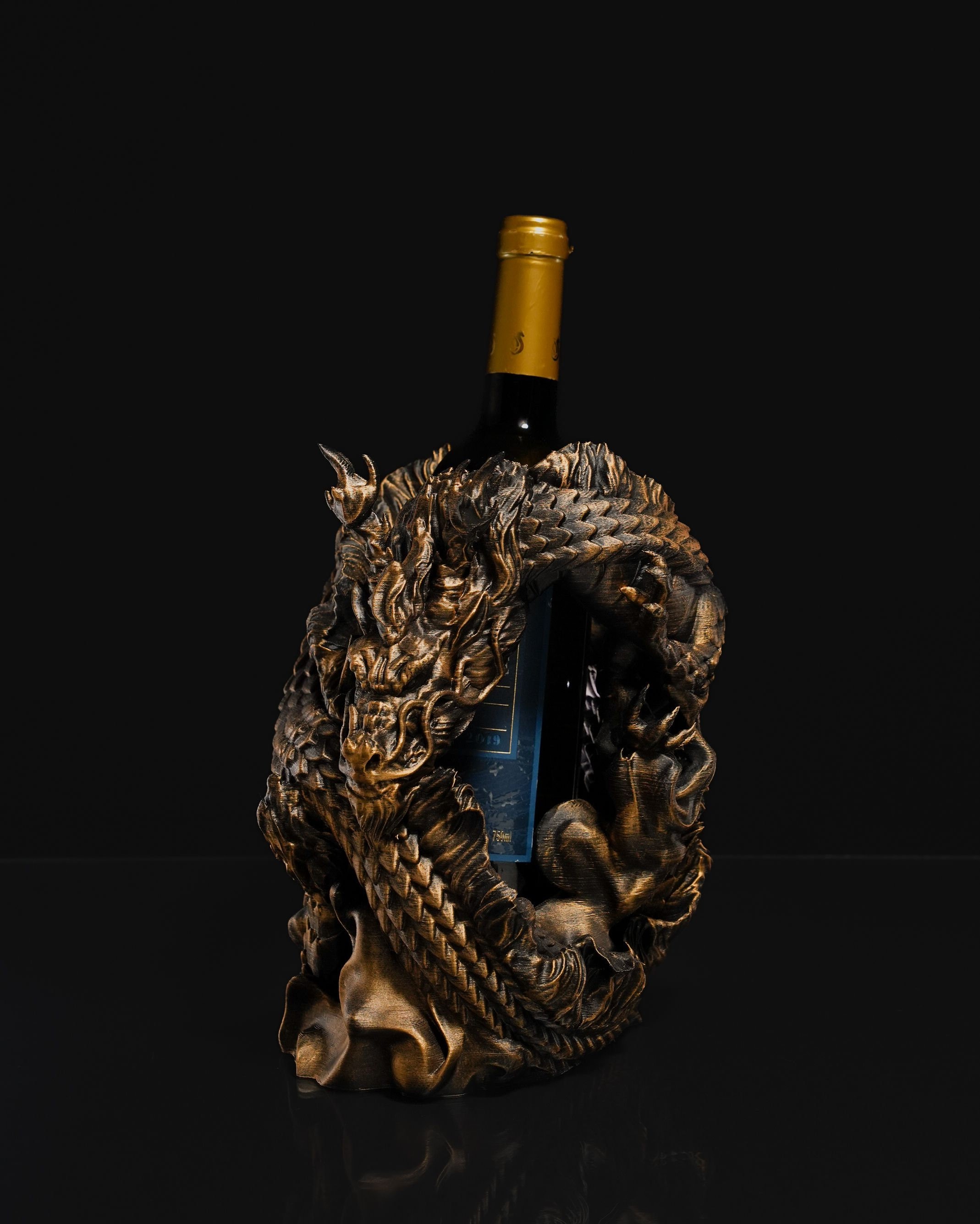 Chinese Dragon Bottle Holder - Etsy