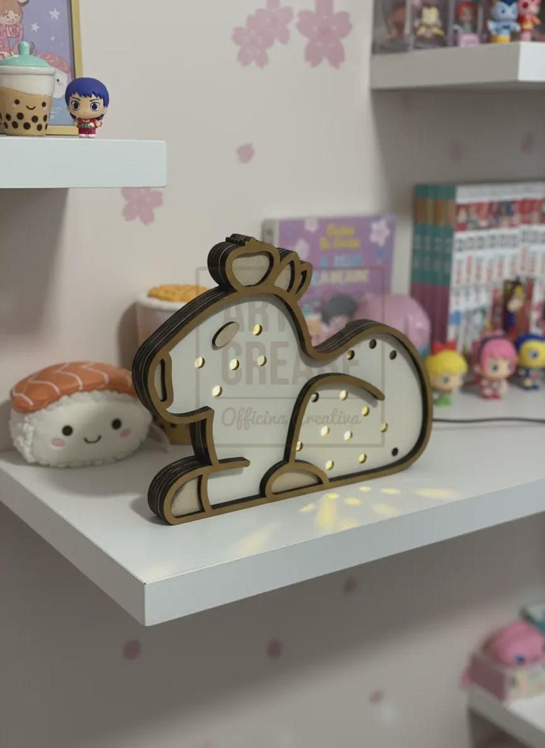 Capybara LED Lamp for Kids • Kawaii Night Light for Kids' Bedroom • LED ...