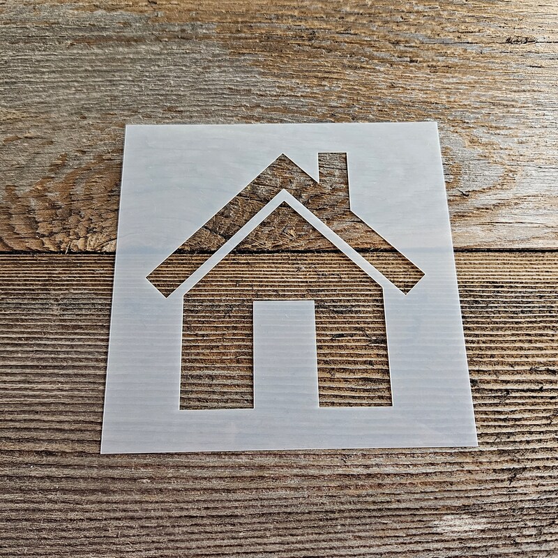House Stencil - Etsy